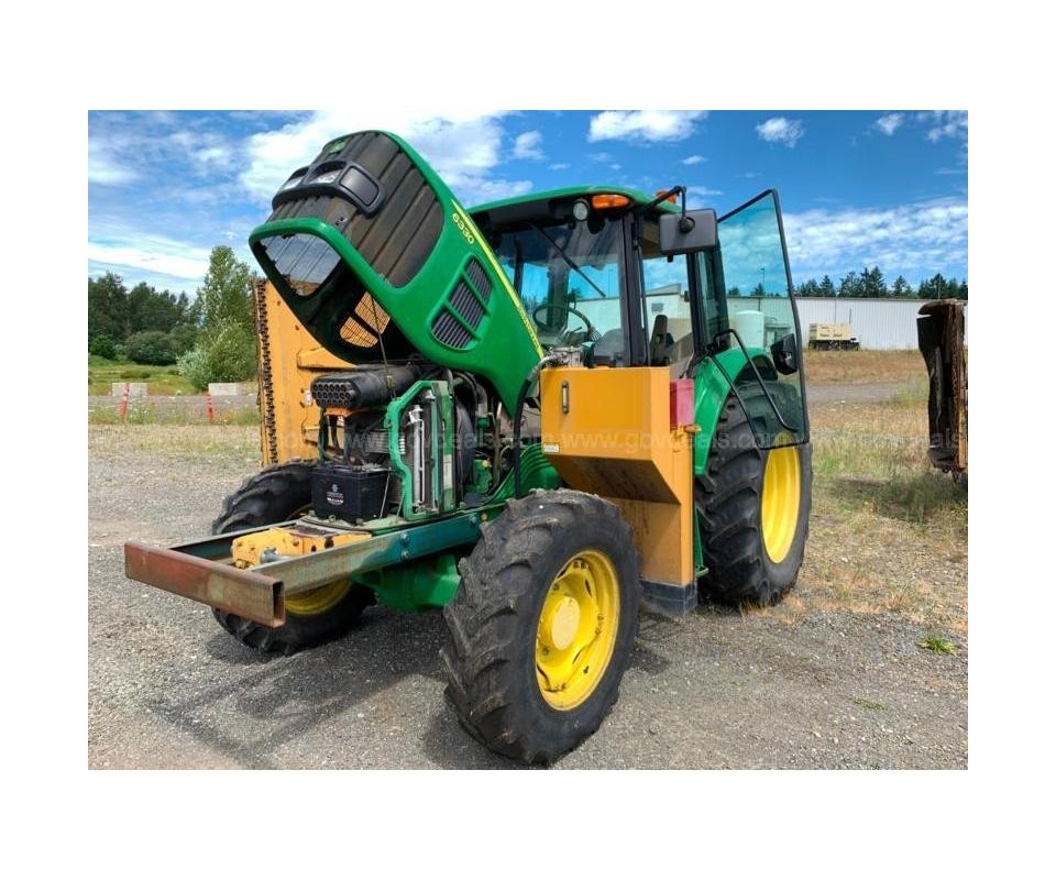 2012 John Deere 6330 Tractor with Shoulder Mower
