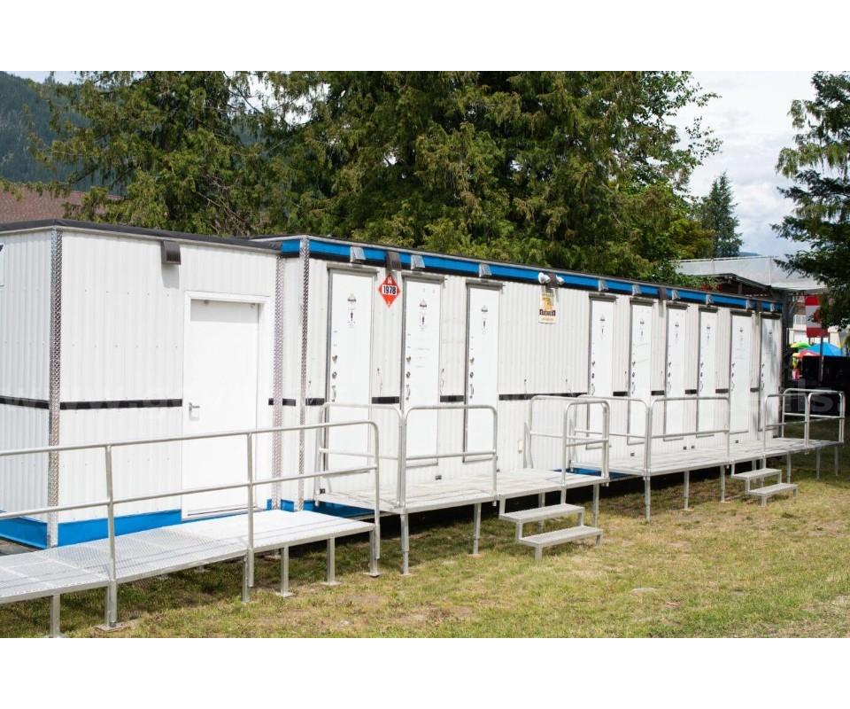 Portable Washroom/Sanitation Station - Fully Contained Washrooms/Showers